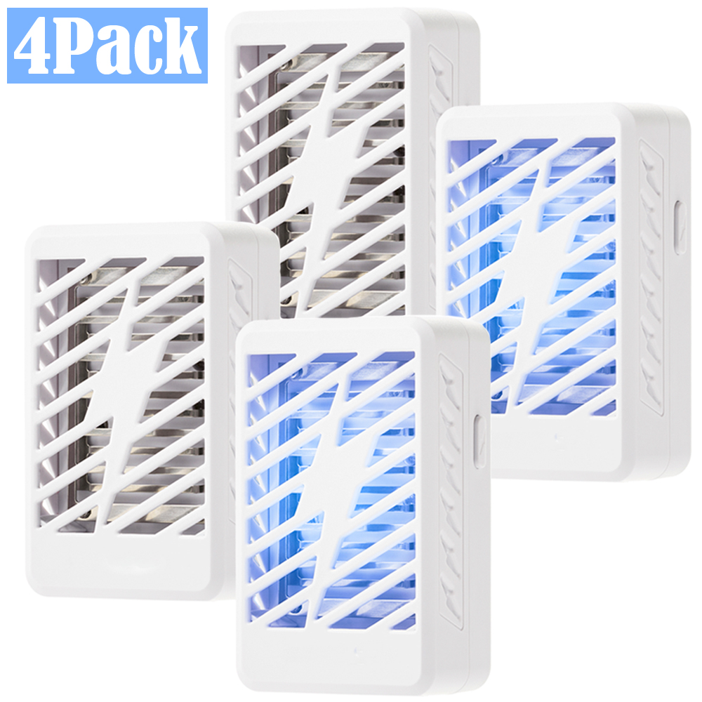Indoor Plug-in Bug Zapper - Power Portable Home Electric Insect Trap ...