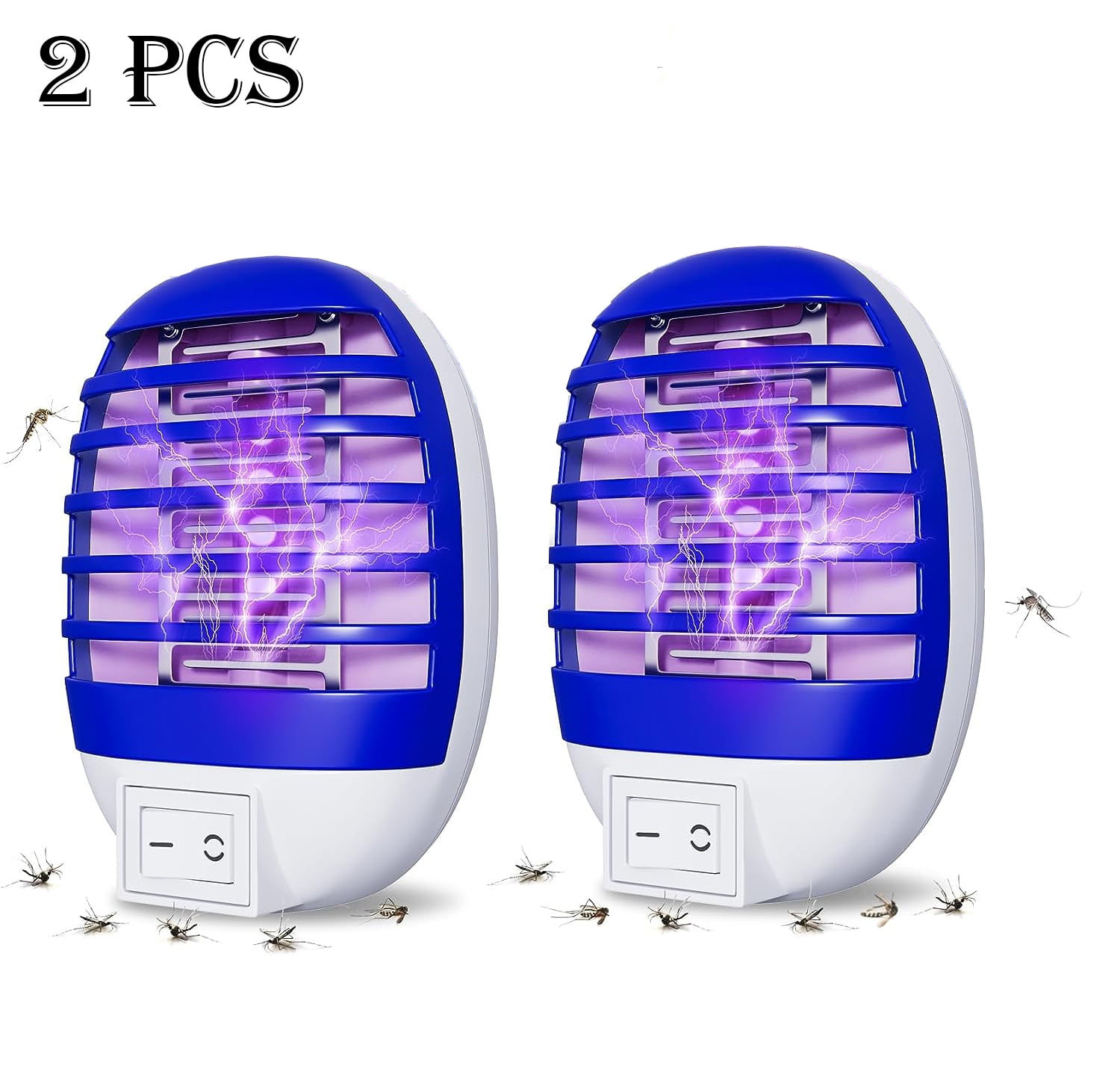 Indoor Plug-in Mosquito Killer Trap Zapper, Electric Fly Trap Zapper ...