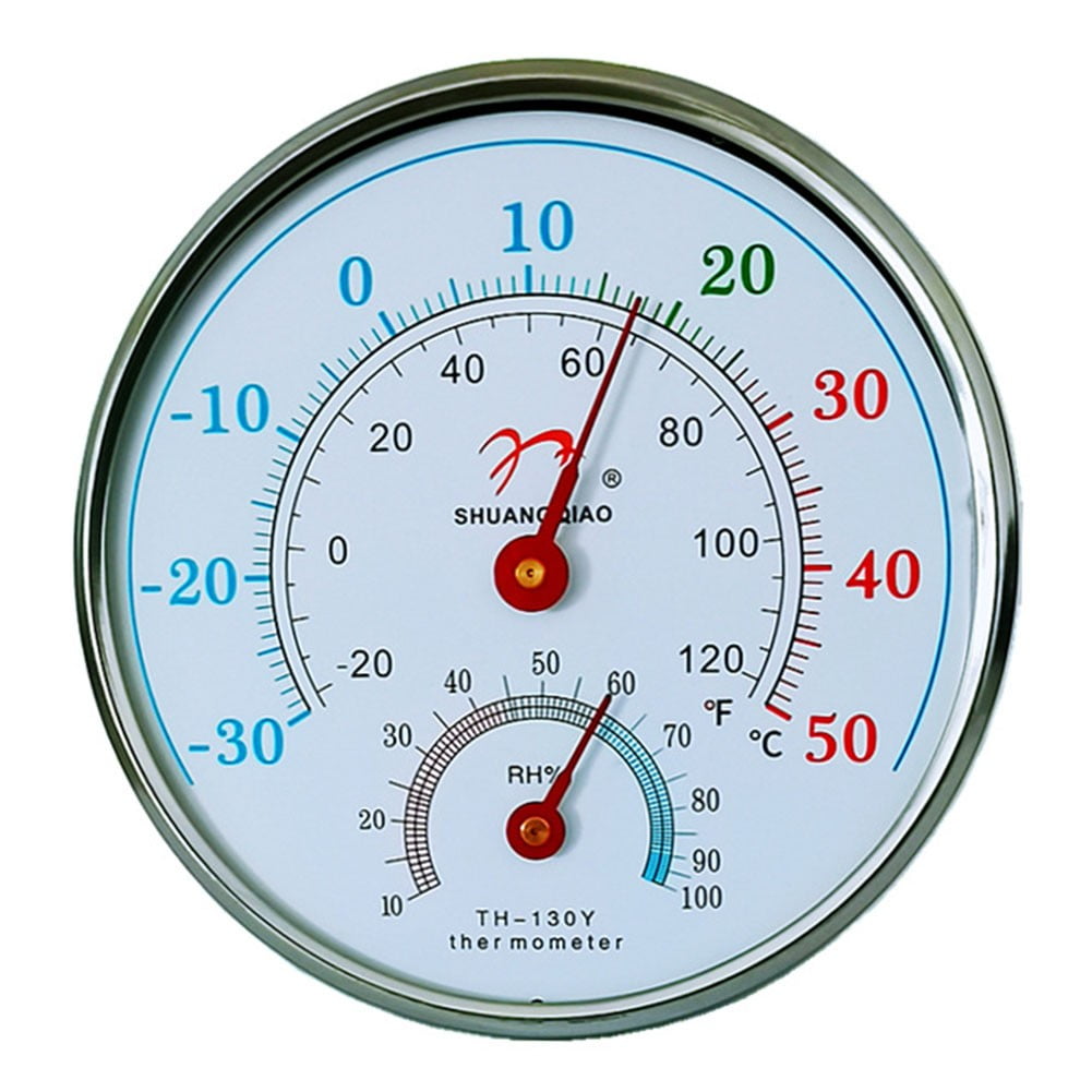 Indoor Pointer Thermometer for Home Use - Fahrenheit and Celsius with ...