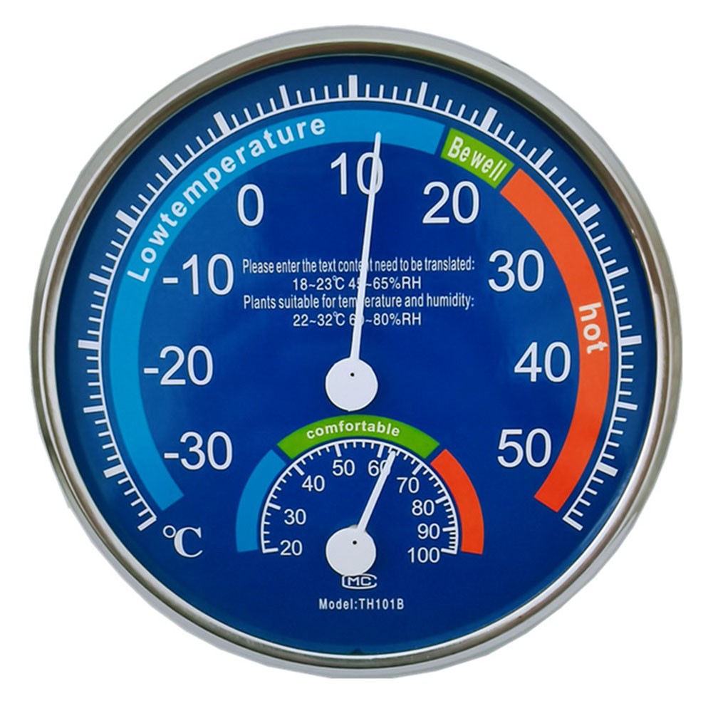 Indoor Pointer Thermometer for Home with Fahrenheit and Celsius ...