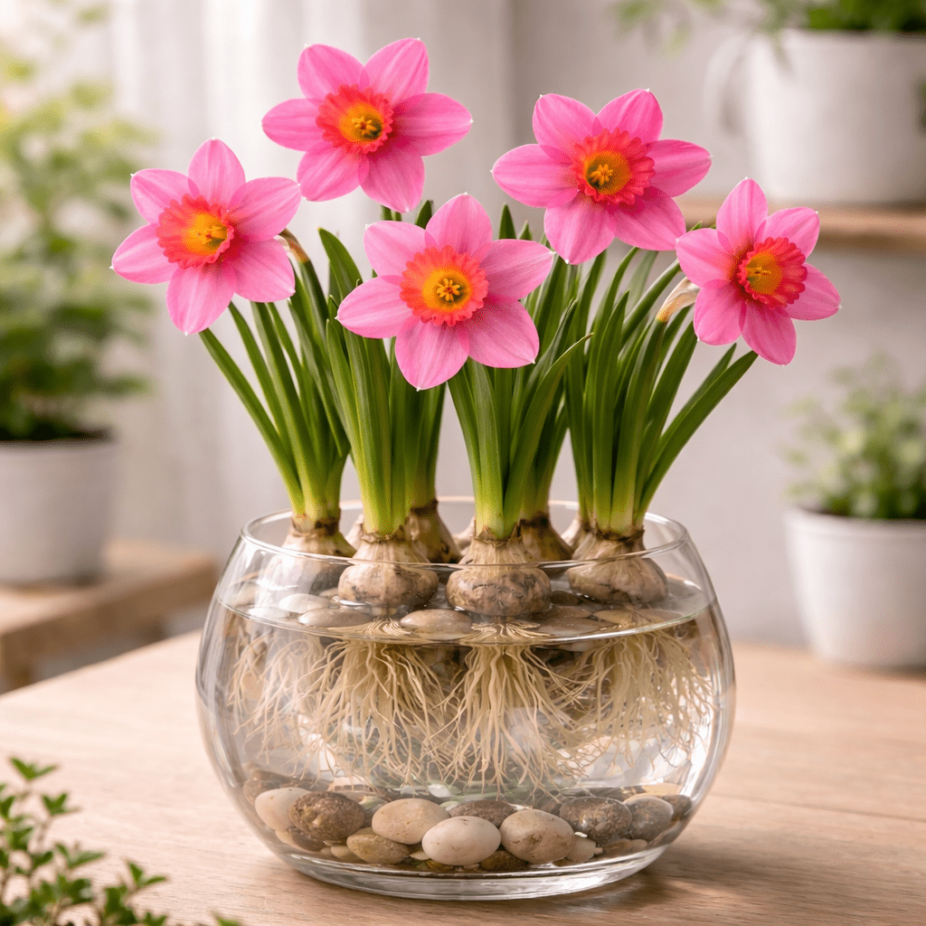 Indoor Pre-Chilled Pink Pony Daffodil Bulbs for Forcing Indoors - Easy ...