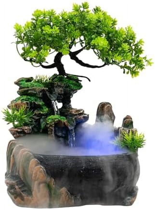 Indoor Relaxation Desktop Fountain Waterfall, Meditation Indoor ...