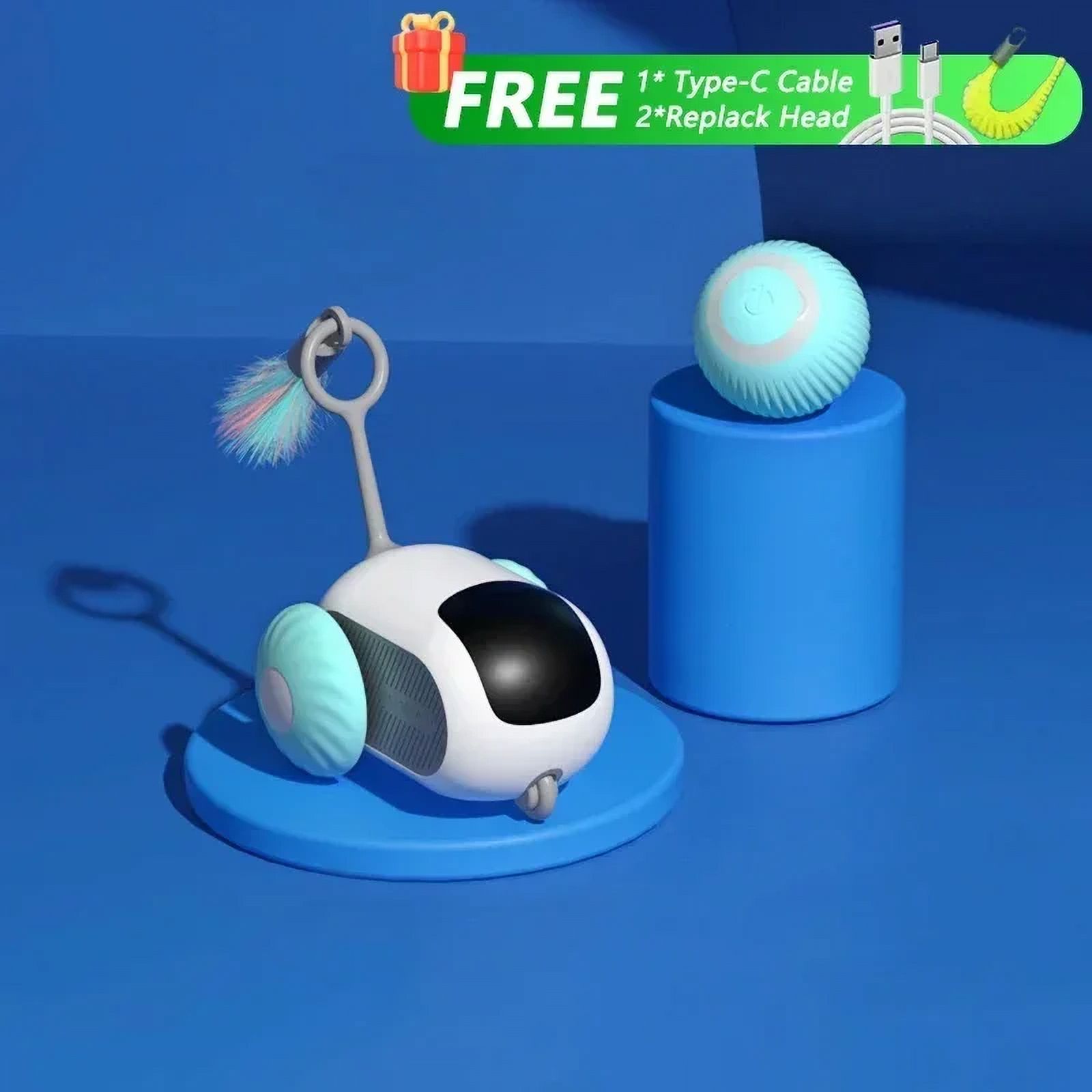 Indoor Remote Control Toy Car Pet Accessories Kitten Supplies Smart Toy ...