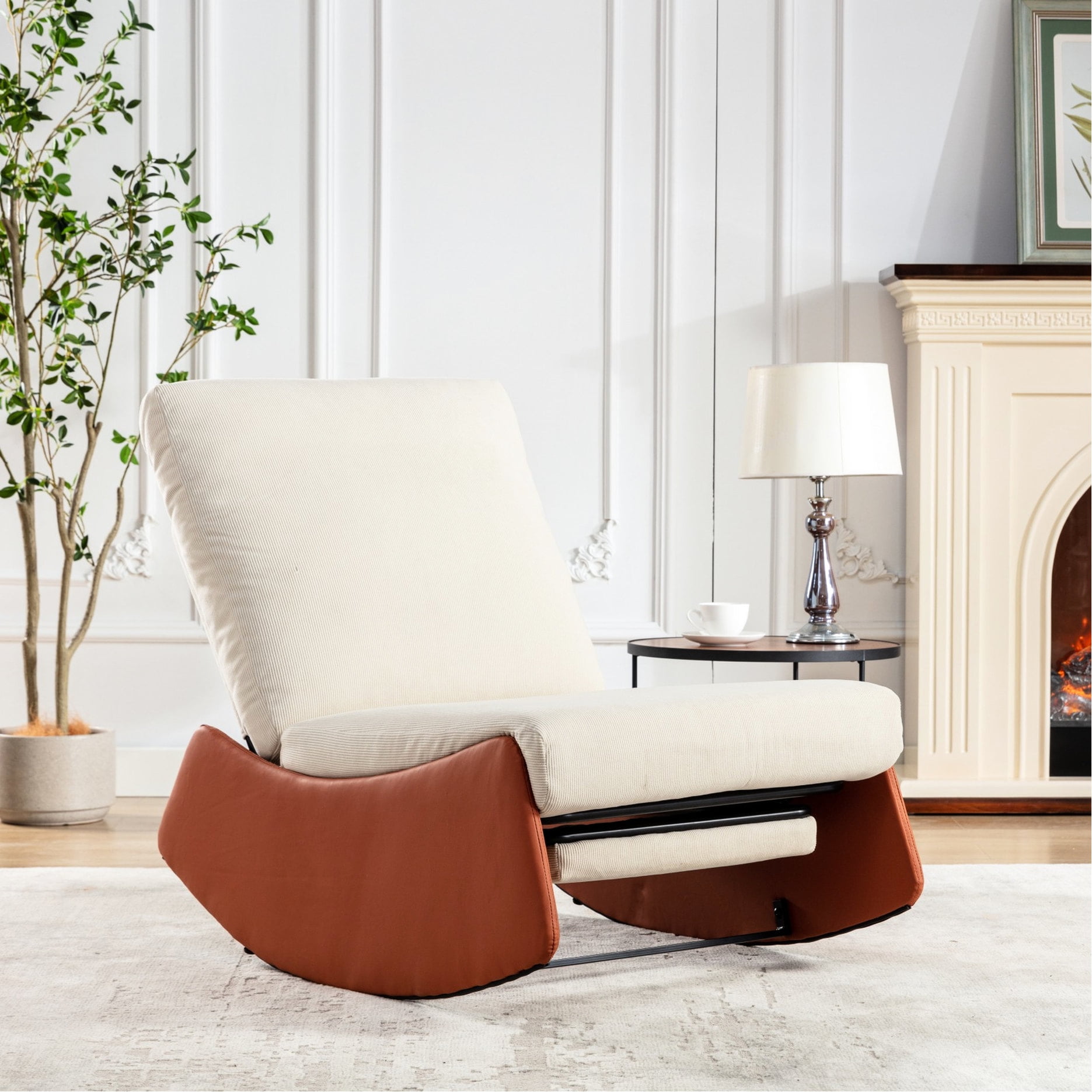 Indoor Rocking Recliner | Relaxing in Primary Living Space with Soft ...