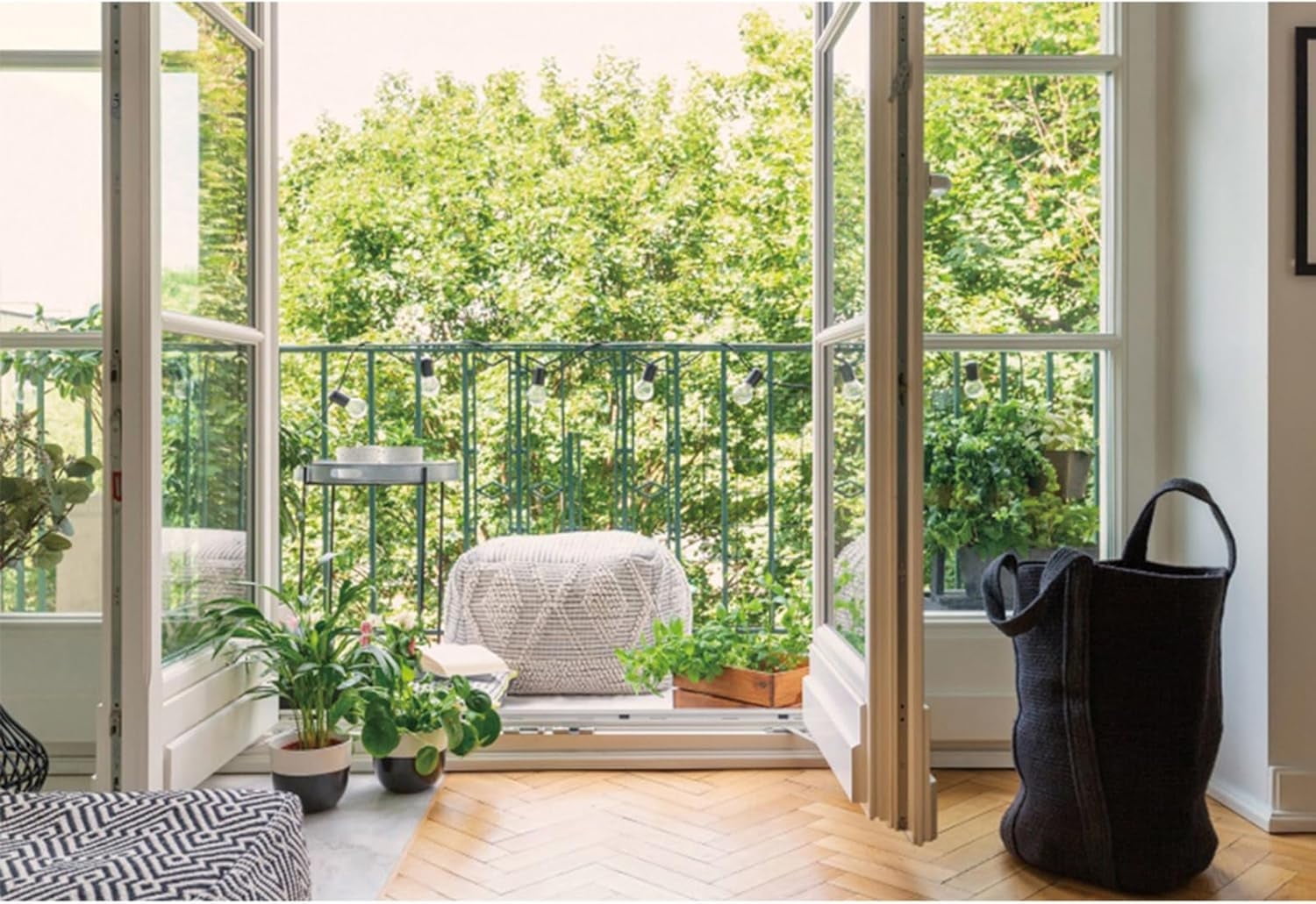 Indoor Room Scene Backdrop Balcony Sunshine Living Room Classic Windows ...