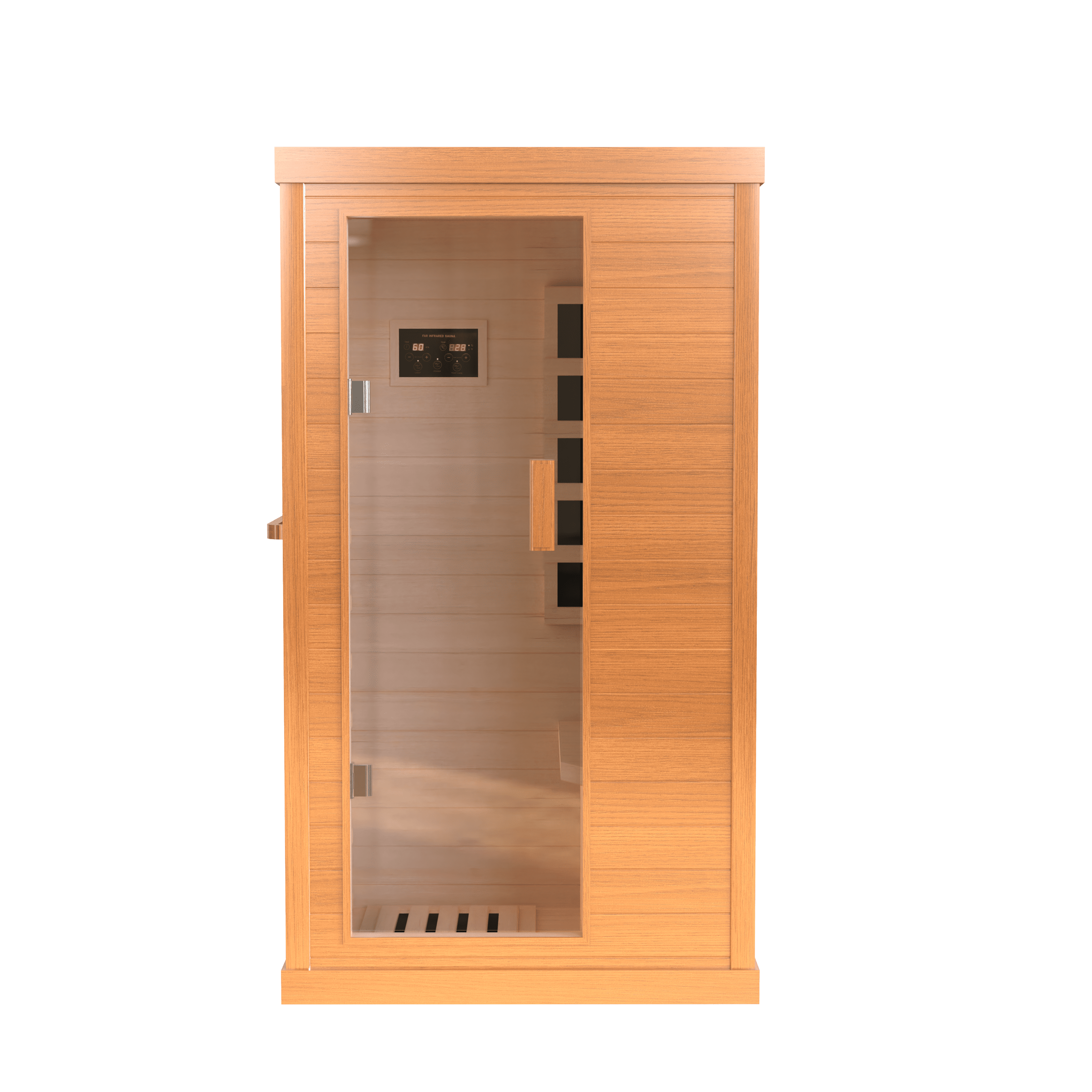 Indoor Sauna Infrared for Home, Okoume Wooden Frame Sauna Room with ...