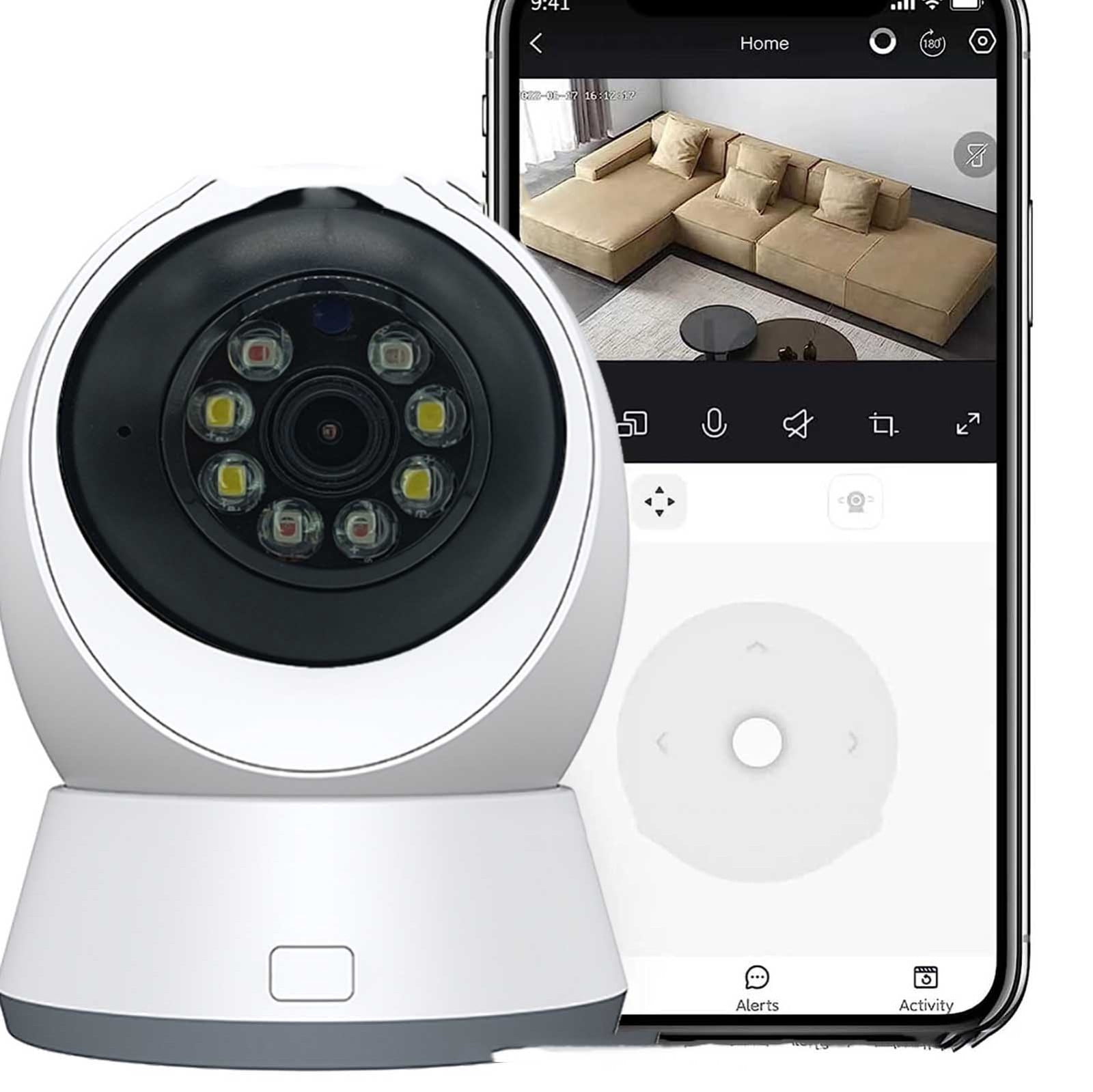 Indoor Security Camera, 2025 New Upgrade Compact Indoor Plug-in Smart ...