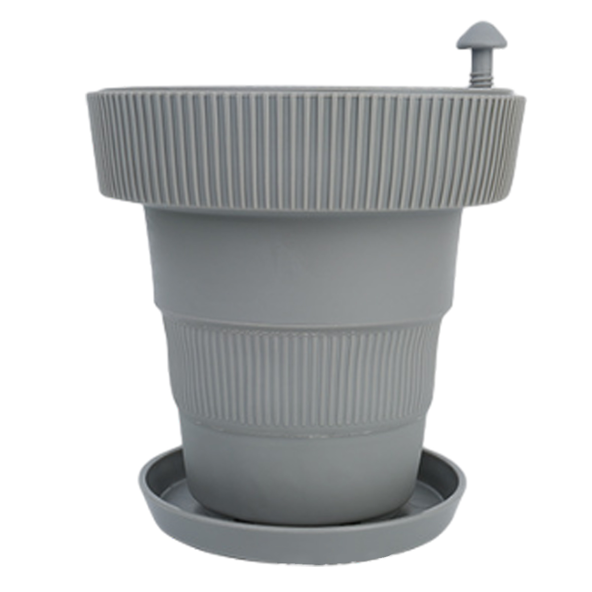 Indoor Self Watering Planters with Drainage Holes and Saucers 7.3 inch ...