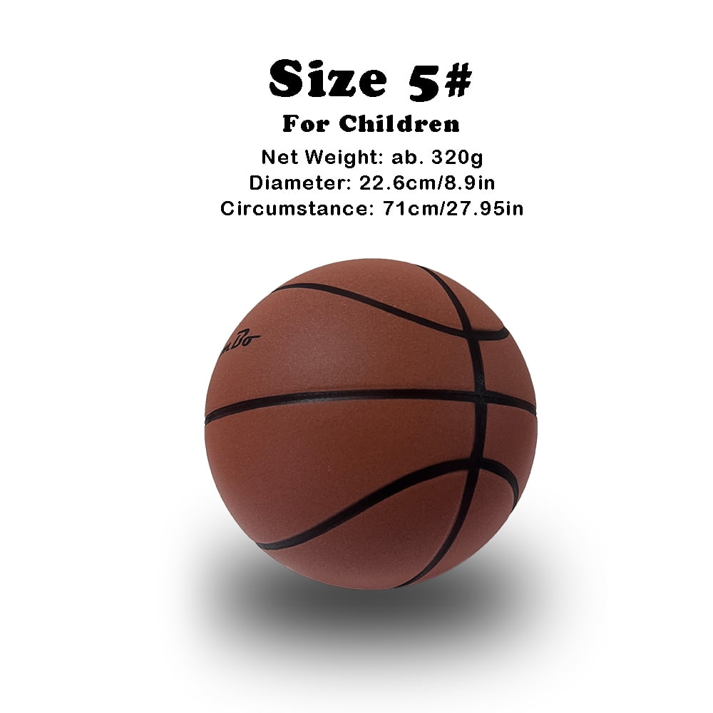 Indoor Silent Airless Basketball 3.0 Size 5#(27.95inch) - Weight 320g ...