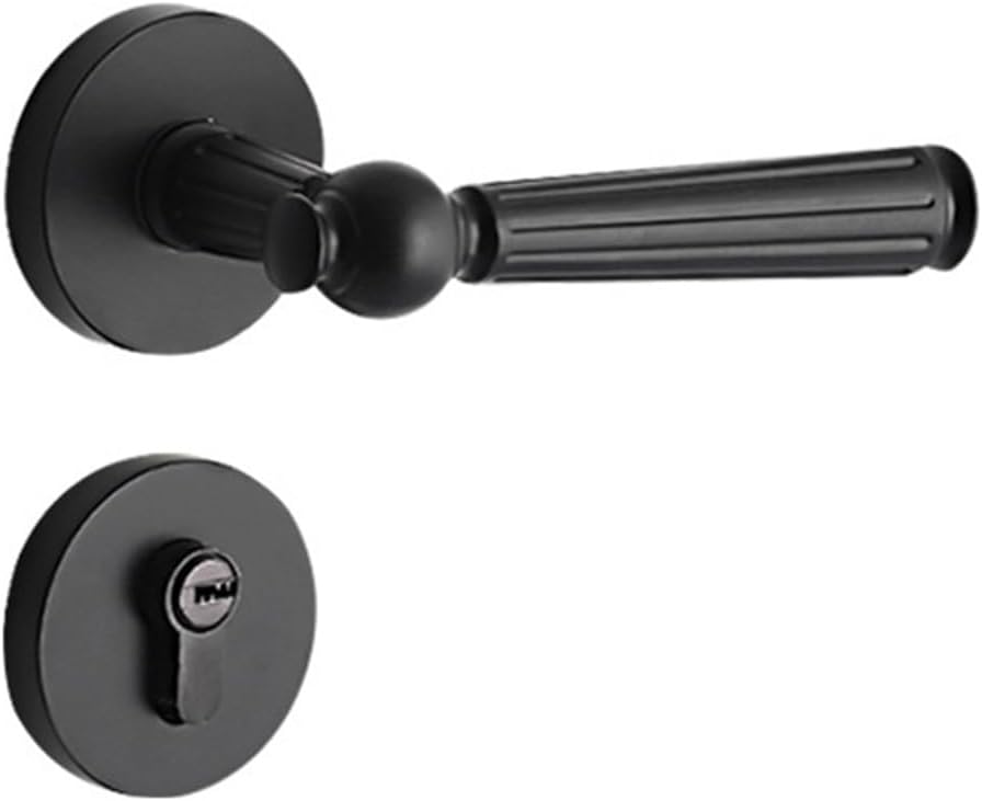 Indoor Silent Room Door Lock Bedroom Bathroom European Door Handle ...