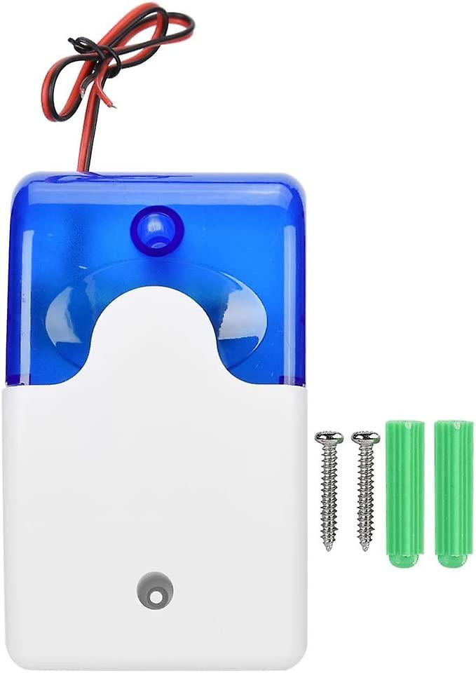 Indoor Siren and Visual Wired 12V Alarm Siren for Home Security Systems ...