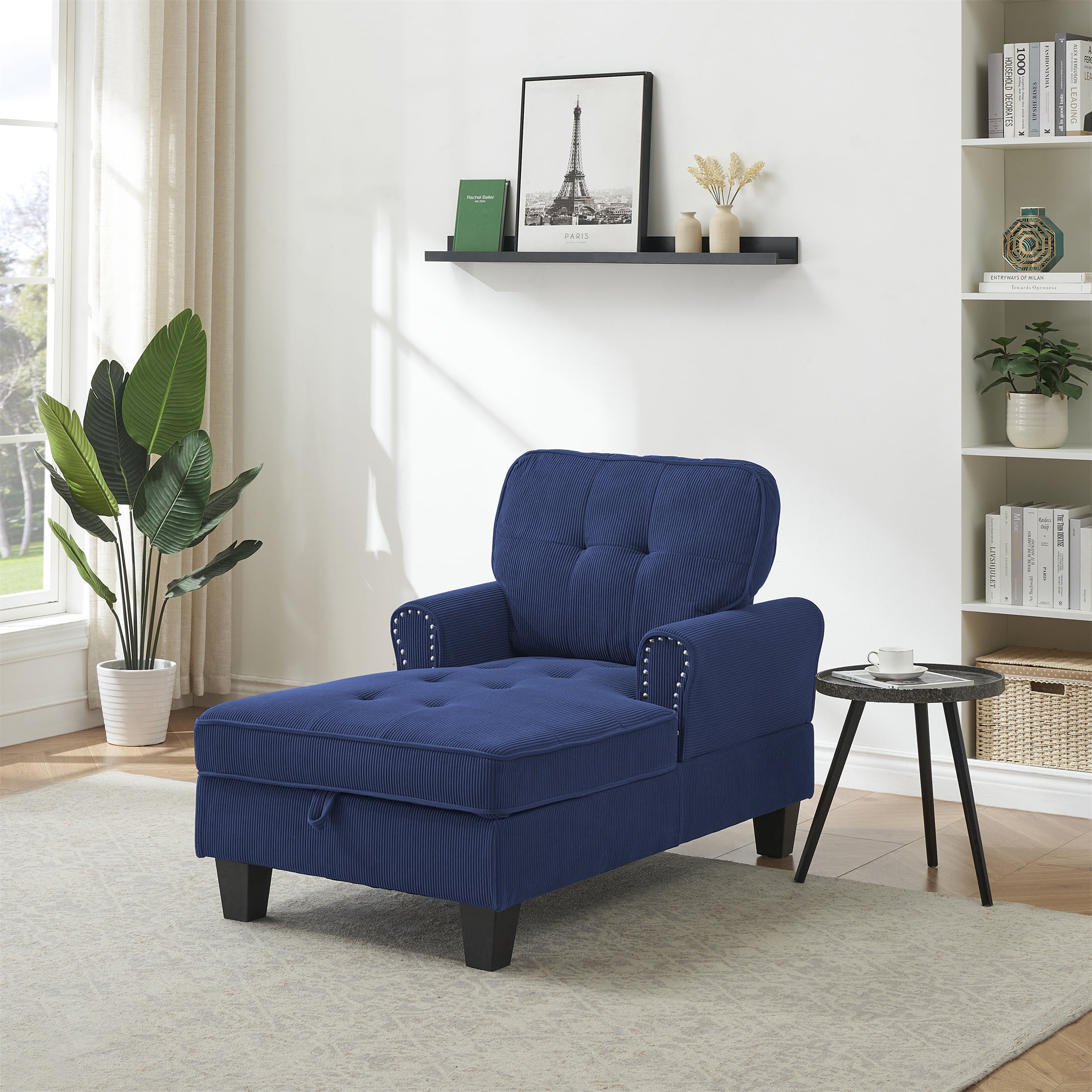 Indoor Sleeper Sofa Bed Chair Upholstered Lounge Chair for Bedroom ...