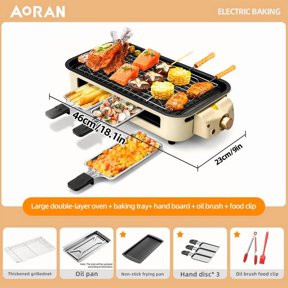 Nostalgia Game Day 5-Link Electric Grill for Brat & Sausage Links with ...