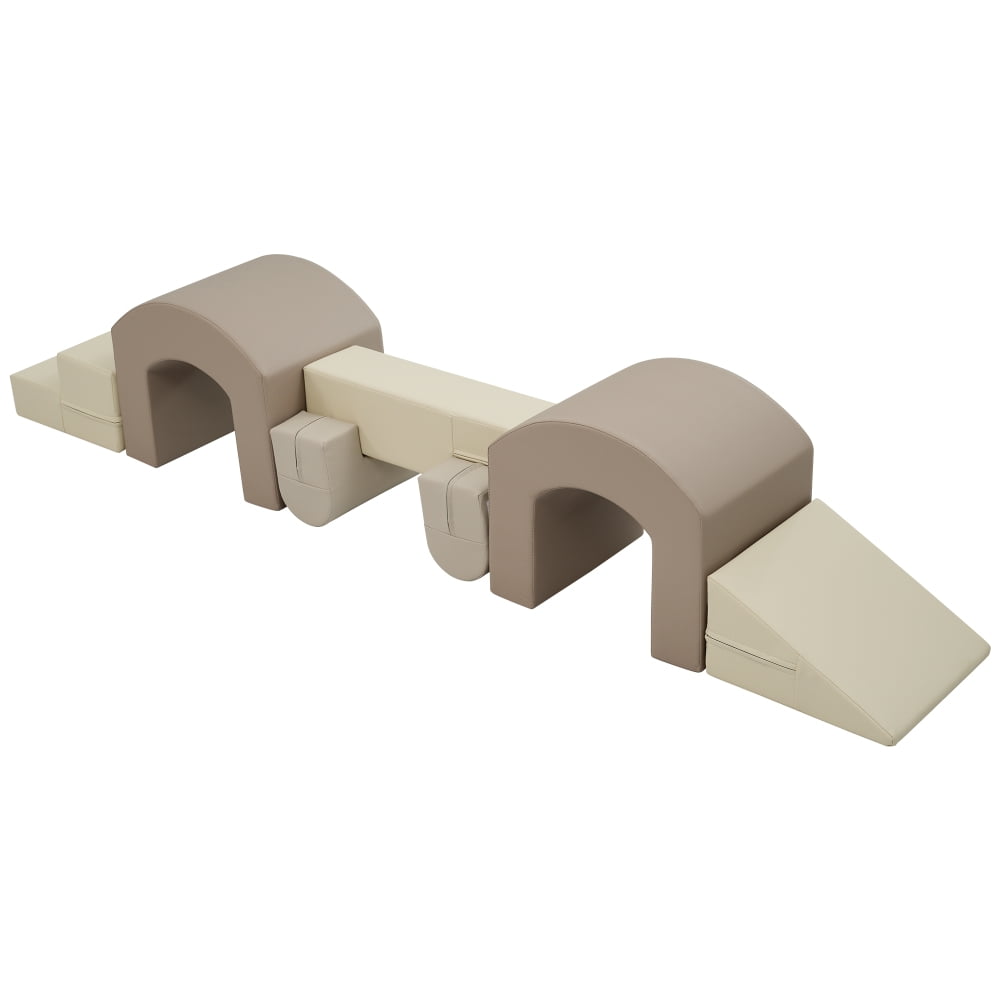 Indoor Soft Foam Climber Play Sets 7 in 1, Soft Play Equipment Climb ...