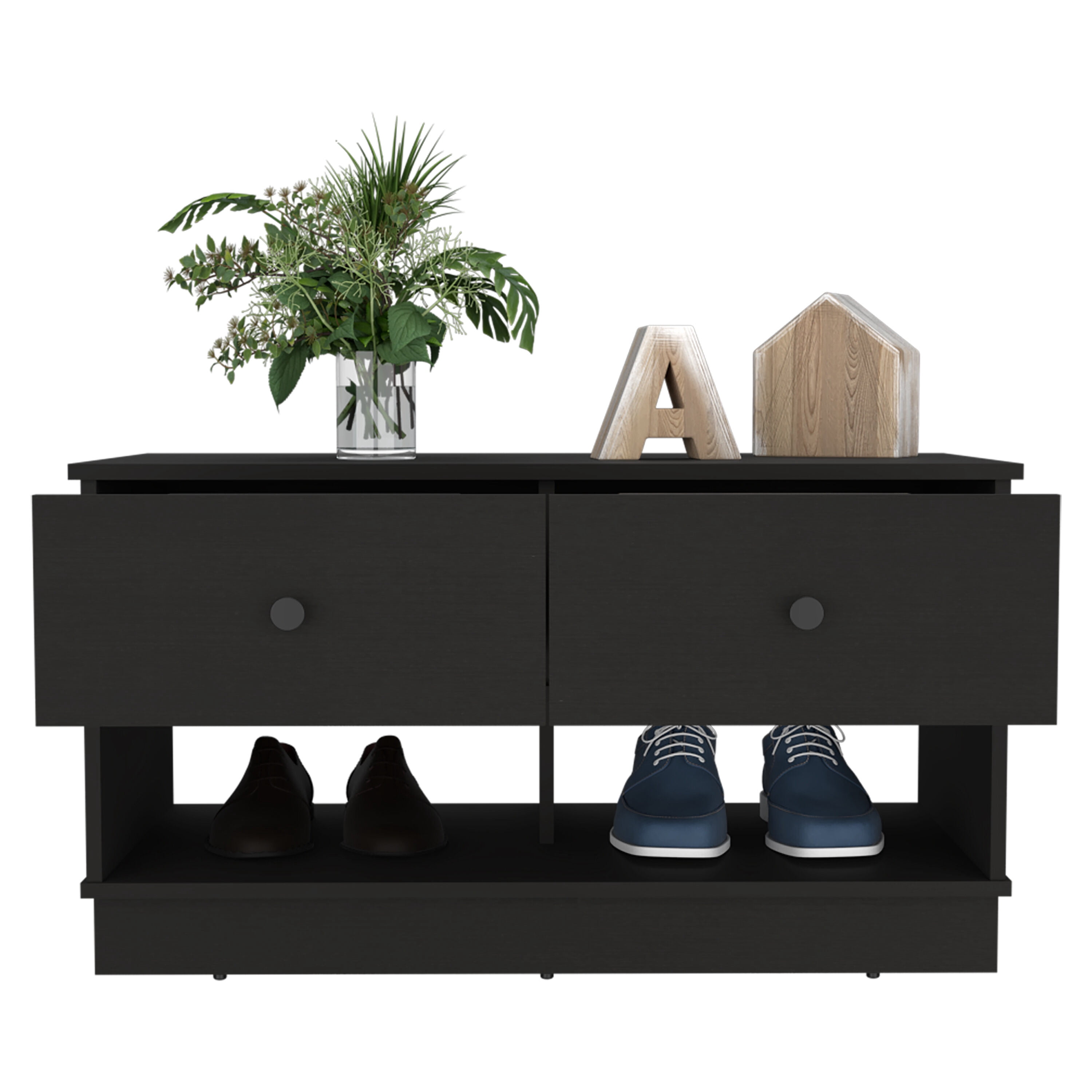 Indoor Storage Benches, Storage Bench Beji, Lower Shelf, Two Drawers ...