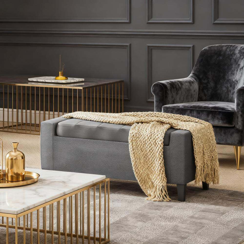 Indoor Storage Benches, Upholstered Entryway Bench with Seating,Storage ...