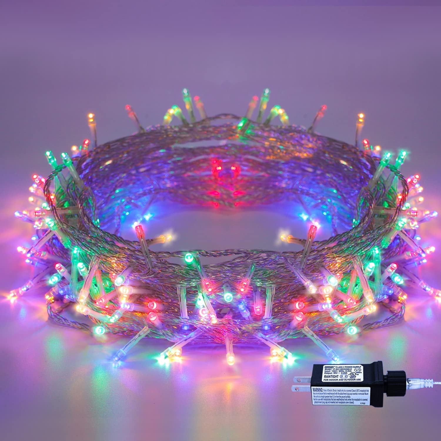 Indoor String Lights - 220 LED 25m, 8 Modes, Waterproof, Fairy Twinkle ...