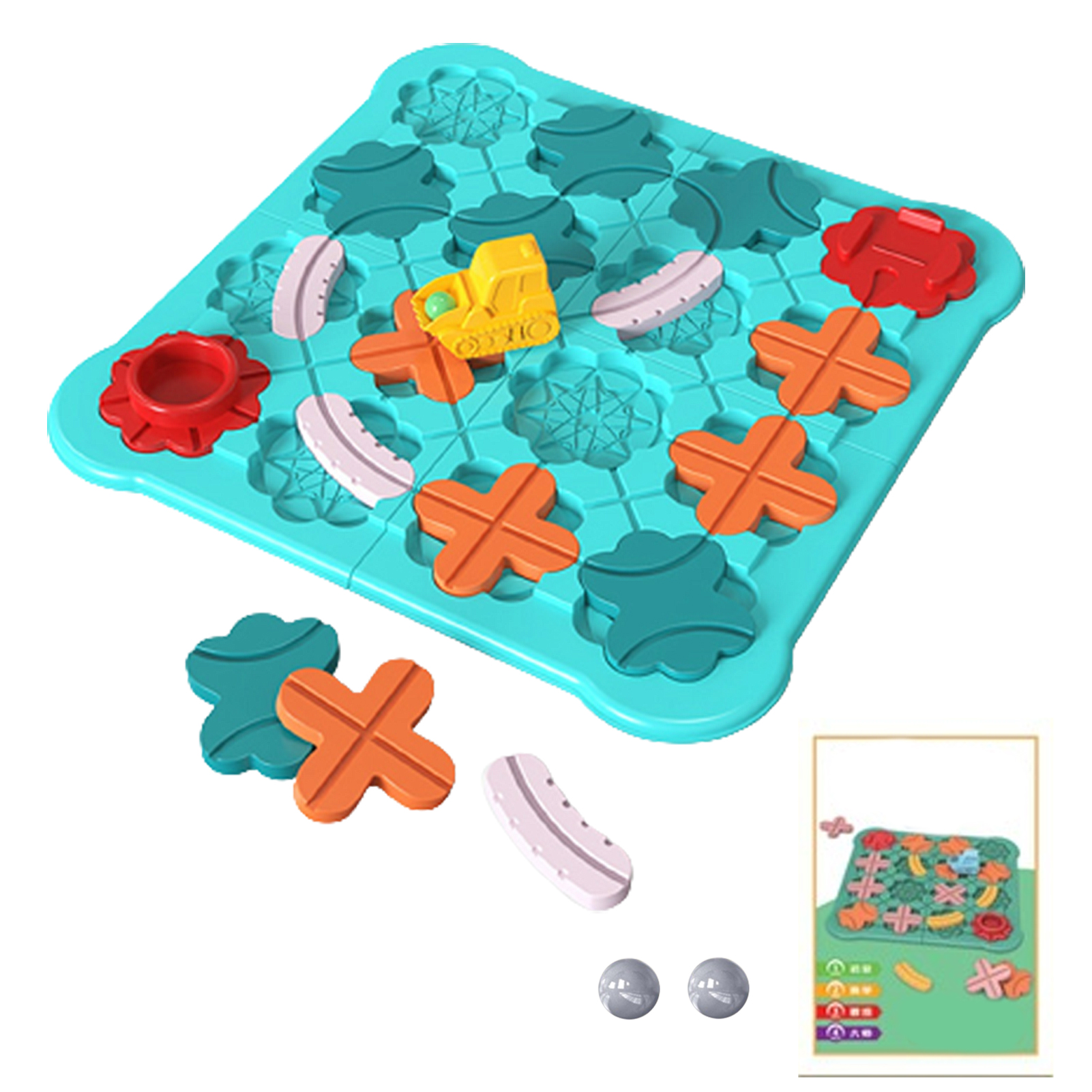 Indoor Table Maze Game Set - Logical Thinking Training, Multiplayer ...
