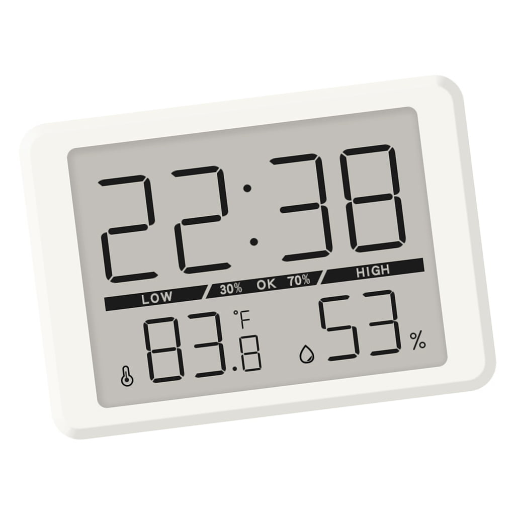 Indoor Temperature and Humidity Magnetic Digital Clock with High ...