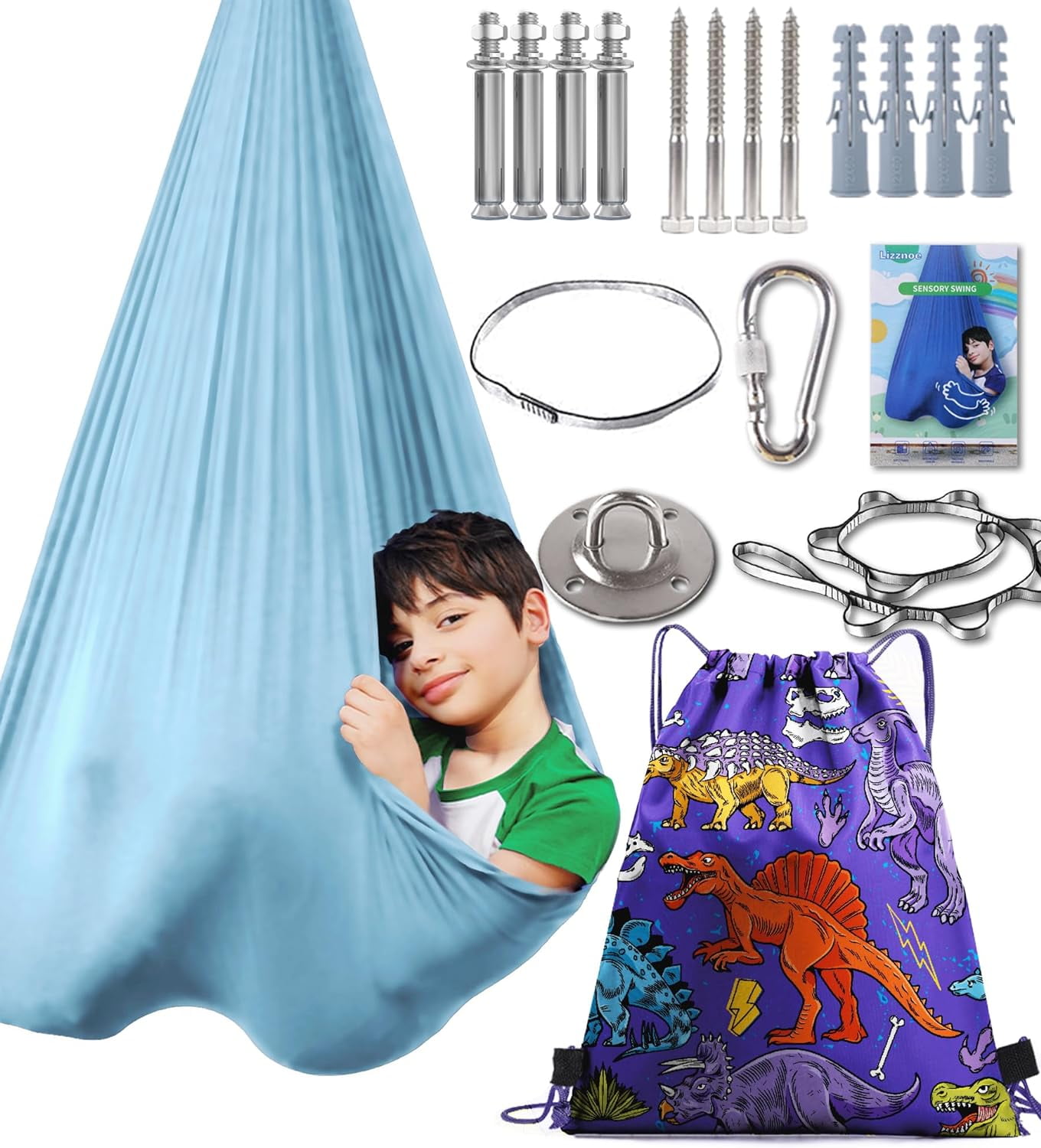 Indoor Therapy Sensory Swing, Special Needs Joy Cuddle Ceiling Snuggle ...