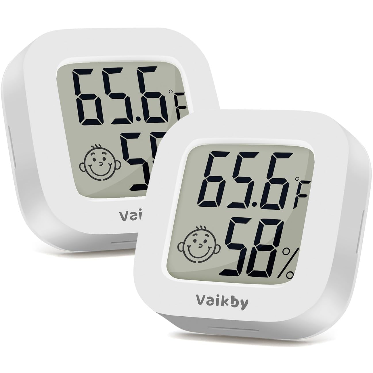 Indoor Thermometer 2Pack, Humidity Gauge Meter Digital Hygrometer Room ...