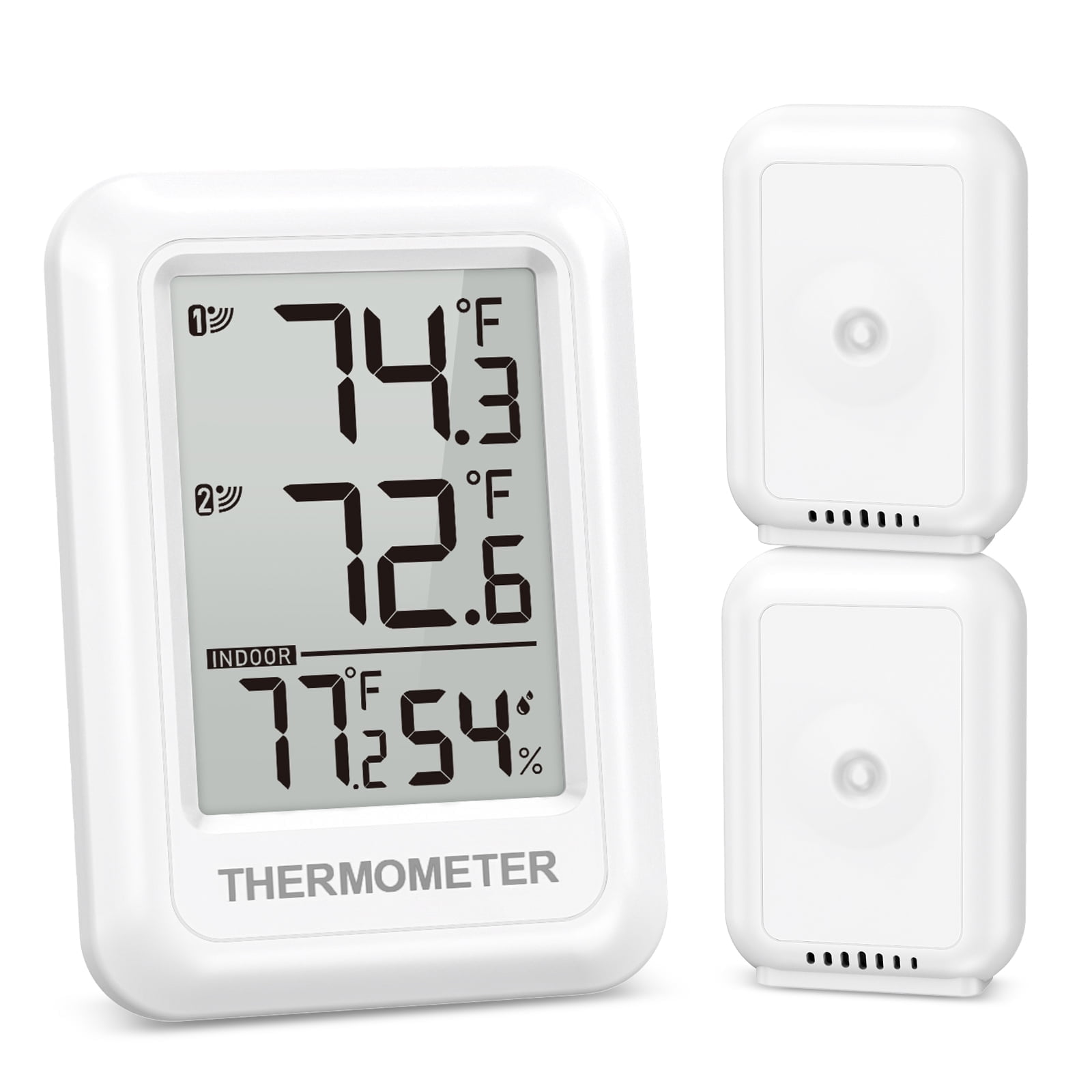 Indoor Thermometer, AMIR Indoor Outdoor Thermometer Digital Hygrometer ...