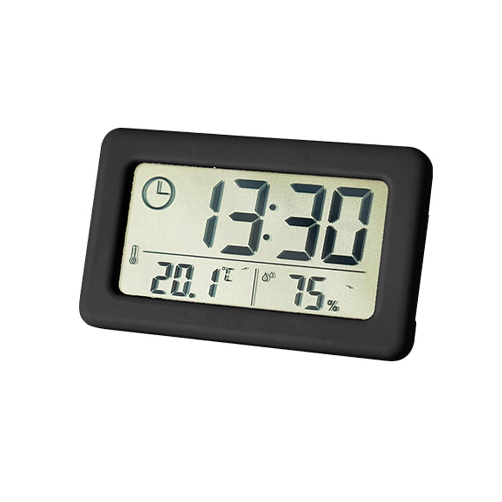 Indoor Thermometer Alarm Clock Display Digital Room Thermometer ...