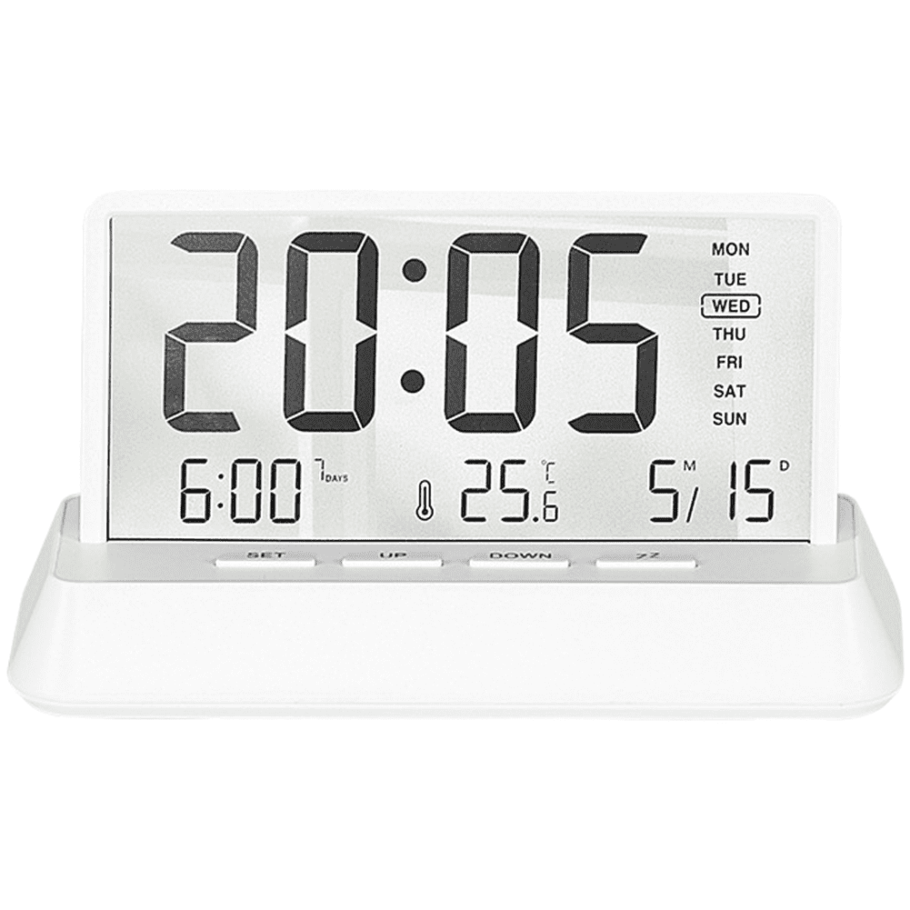 Indoor Thermometer Digital Alarm Clock Daily Use Room Temperature ...