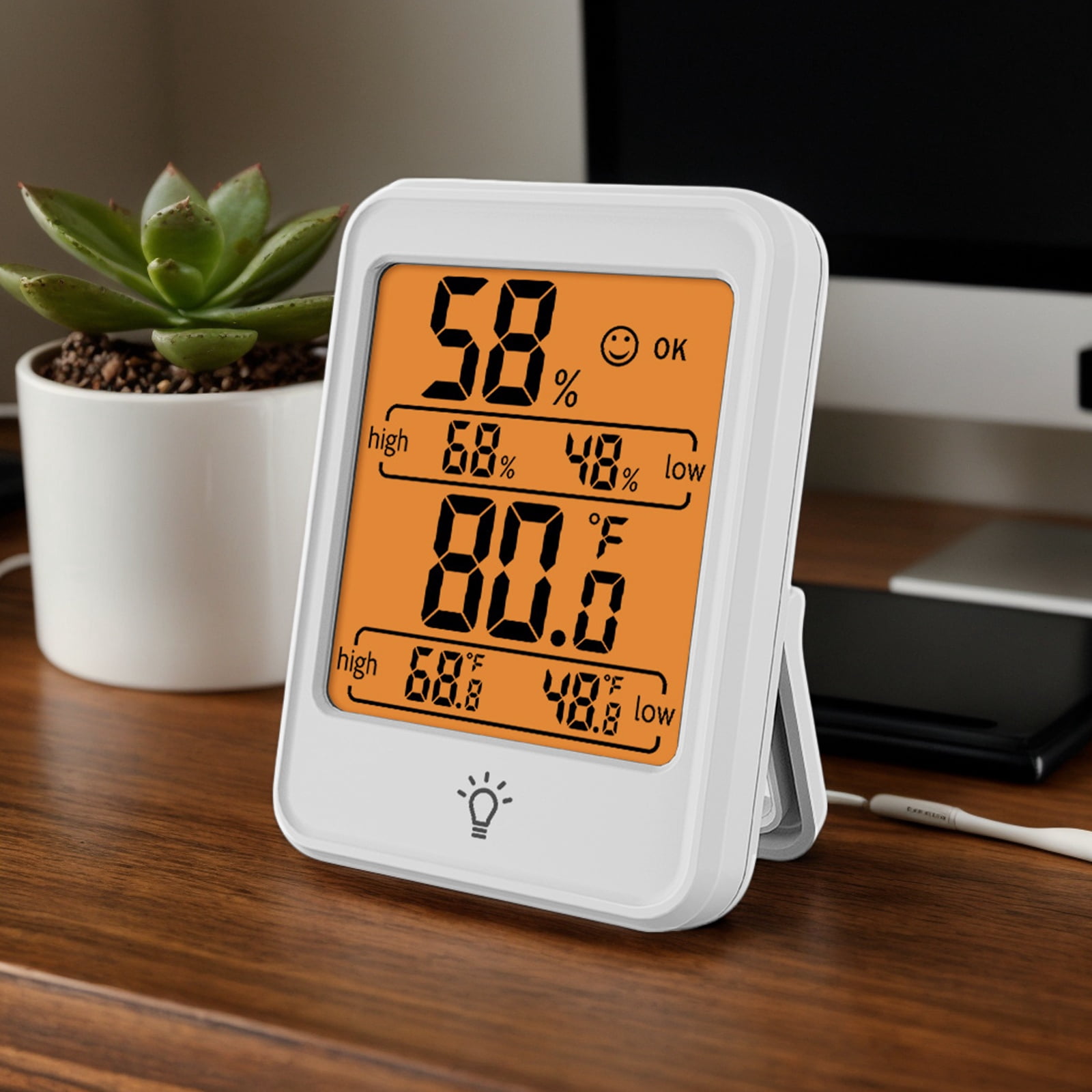 Indoor Thermometer Digital Hygrometer Room Thermometer Humidity Monitor ...