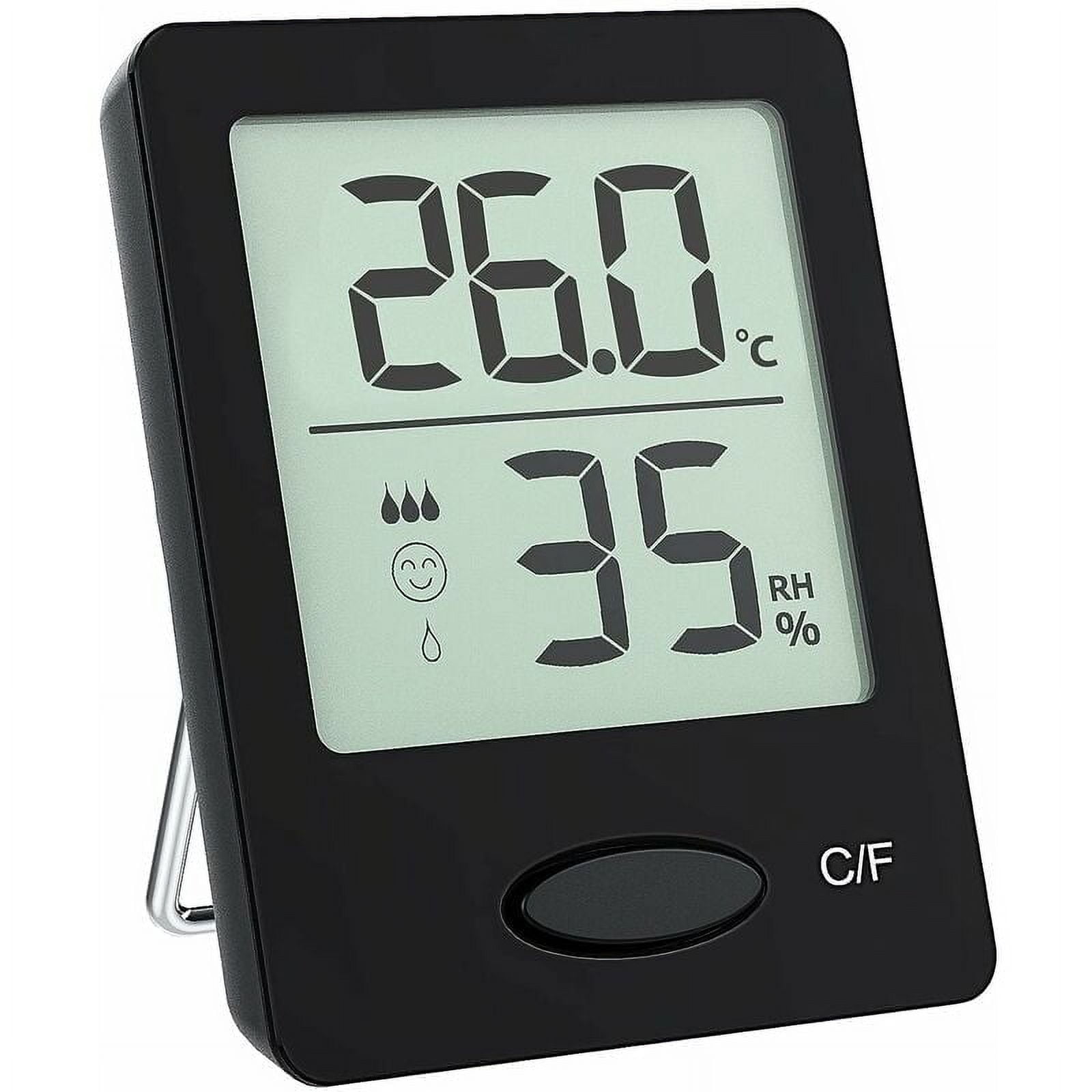 Indoor Thermometer, Portable Humidity And Temperature Monitor, Easy To ...