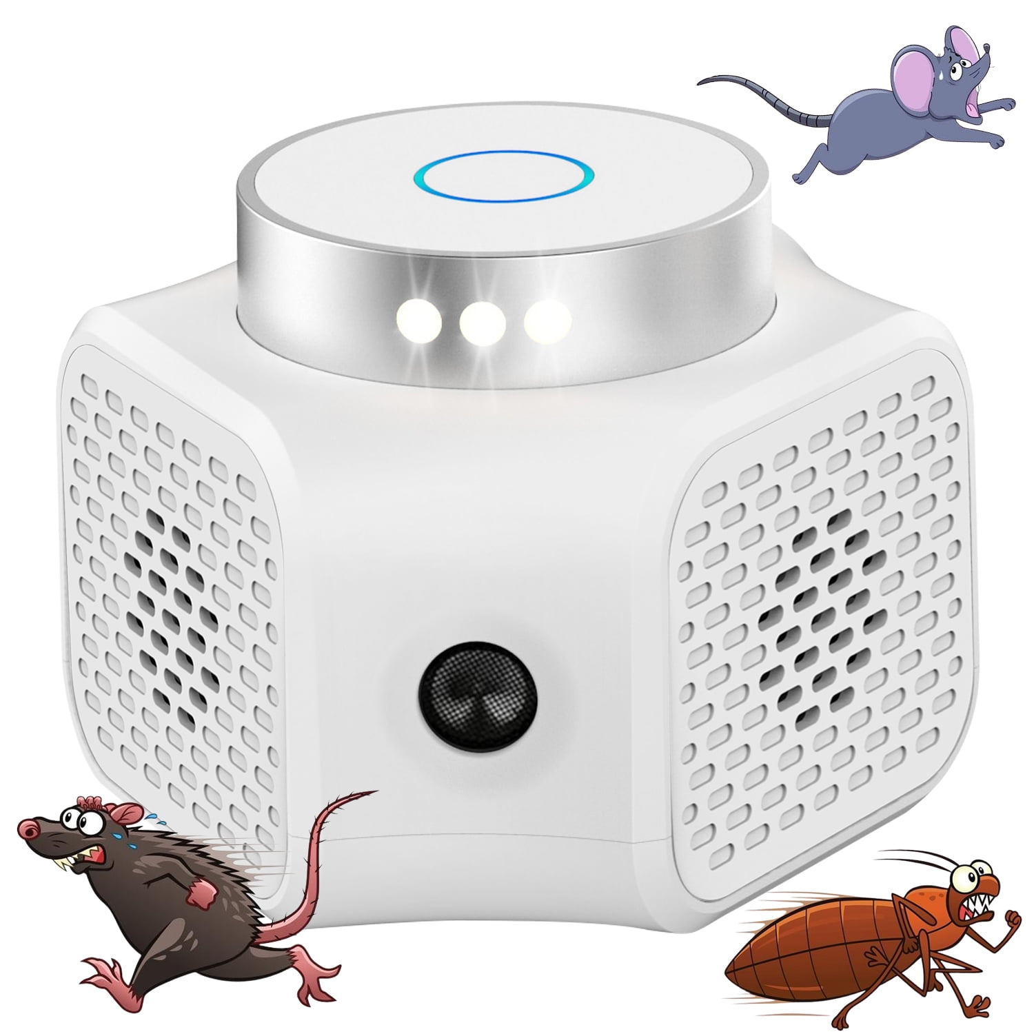 Indoor Ultrasonic Mice Mouse Repellent, Mice Repellent Ultrasound Plug ...