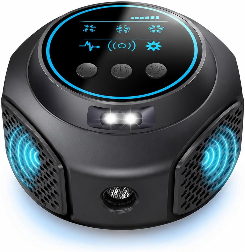 Indoor Ultrasonic Pest Repeller With 3 Adjustable Modes Plug In Design ...