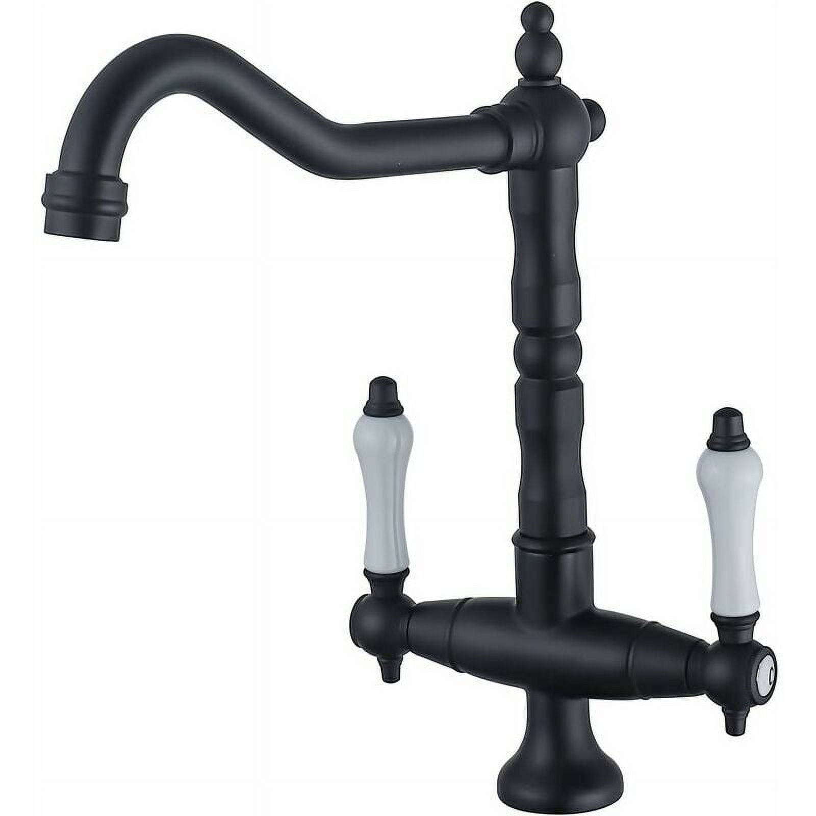 Indoor Use Kitchen Faucet, Oil Rubbed Bronze Finish Adds Vintage Charm ...
