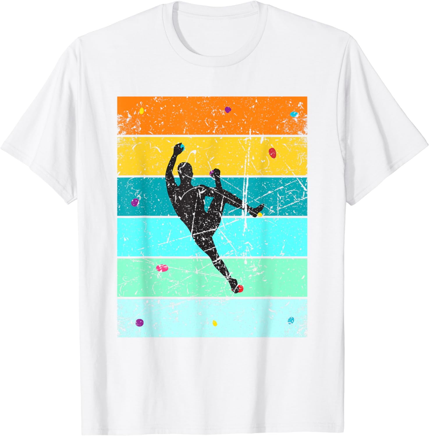 Indoor Wall Climber Shirt Rock Mountain Climbing Bouldering T-Shirt ...