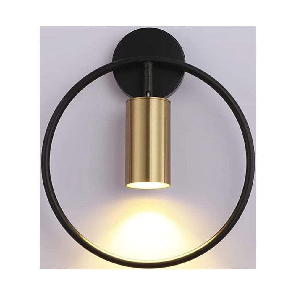 Indoor Wall Lamp, Led Golden Wall Lamp 180° Rotatable Modern Metal Wall ...