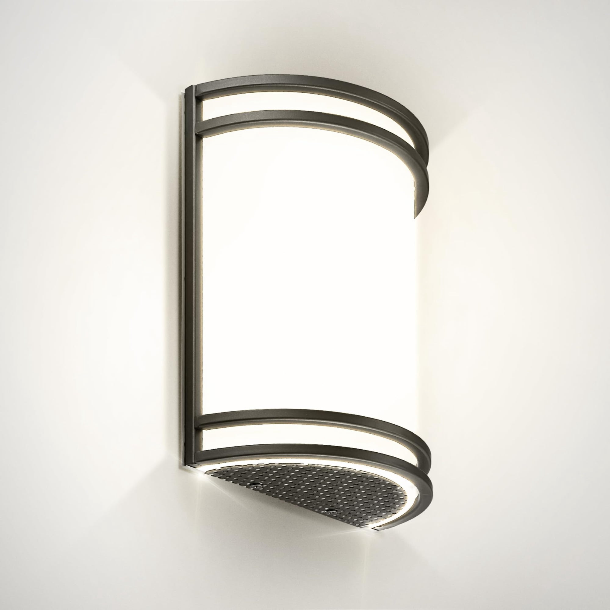Indoor Wall Mount Light Fixture - 10 Inch Modern Interior Brushed ...