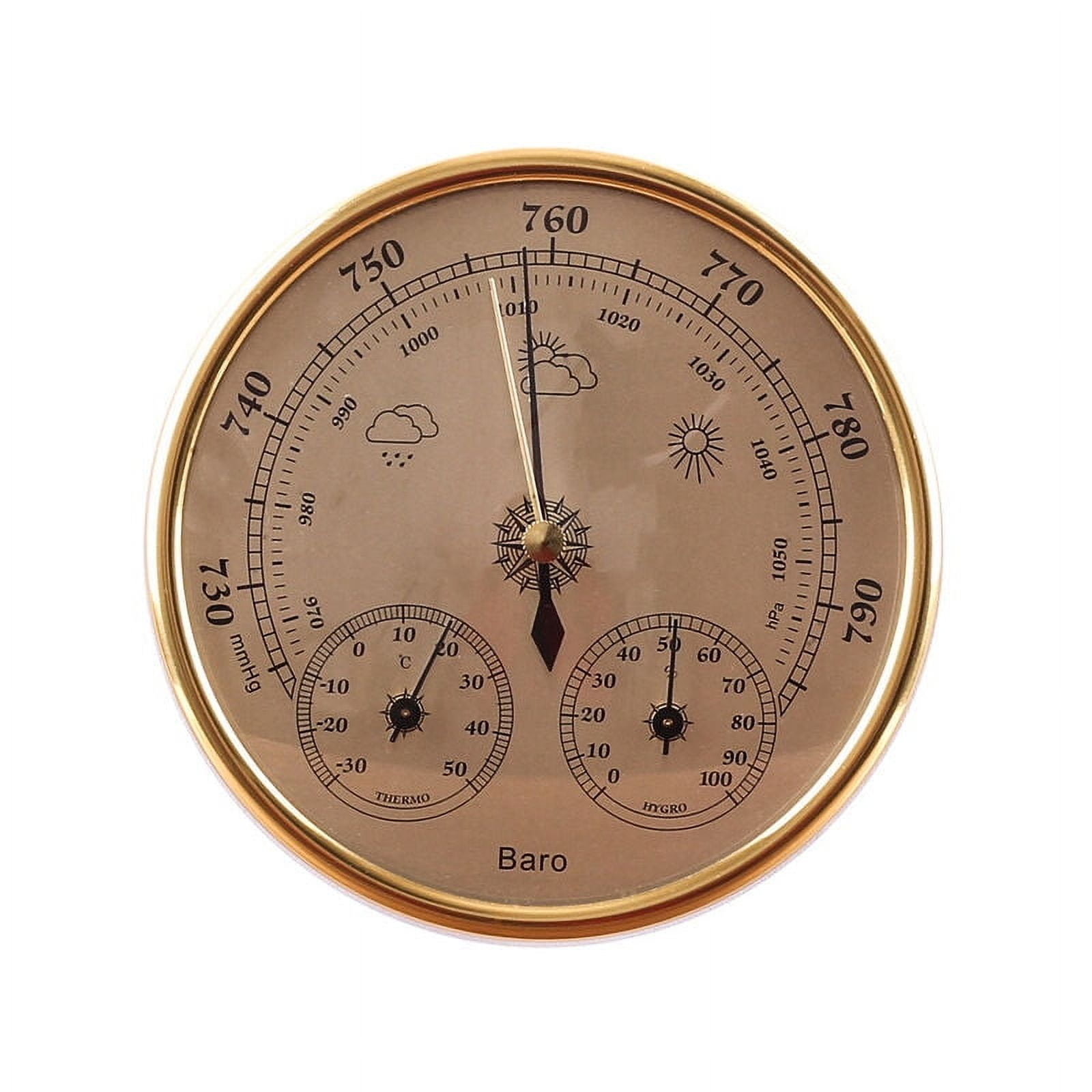 Indoor Wall Thermometer Barometer Thermometer Hygrometer Wall ...