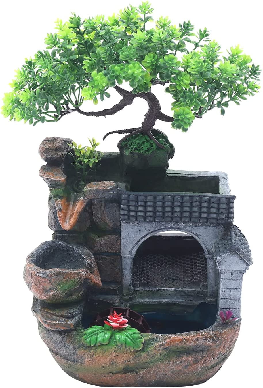 Indoor Water Fountain, Indoor Fountains and Waterfalls Small Rockery ...