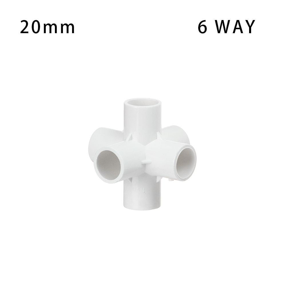 Indoor Water Pipes Stereoscopic 20mm 25mm 32mm 50mm Connector PVC Pipe ...