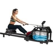 UPGO Fitness Water Rower - Exercise Machine, 350 LB Home Use, LCD ...