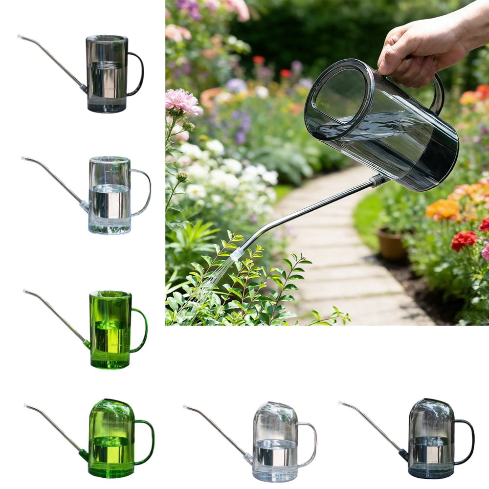 Indoor Watering Can Long Spout, 1L/2L Decorative Water Can for Plants ...