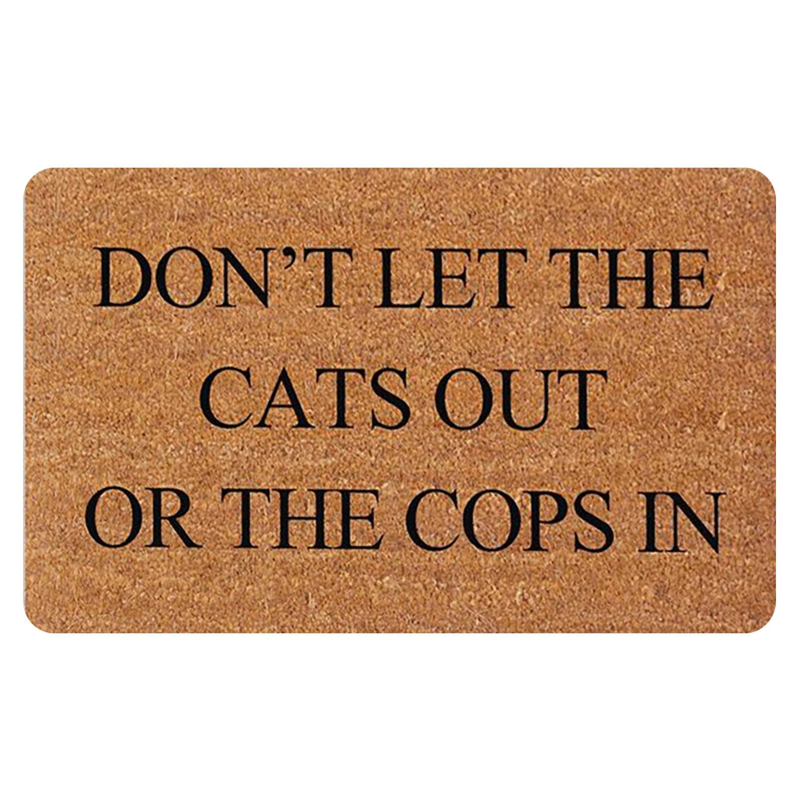 Indoor Welcome Mat,Door Mats Indoor Entrance Traps Sand and Dirt Well ...
