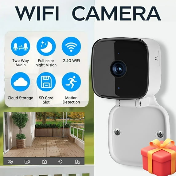 Indoor WiFi Security Camera – 1080p HD Smart Cam with Motion Alerts, 2 ...