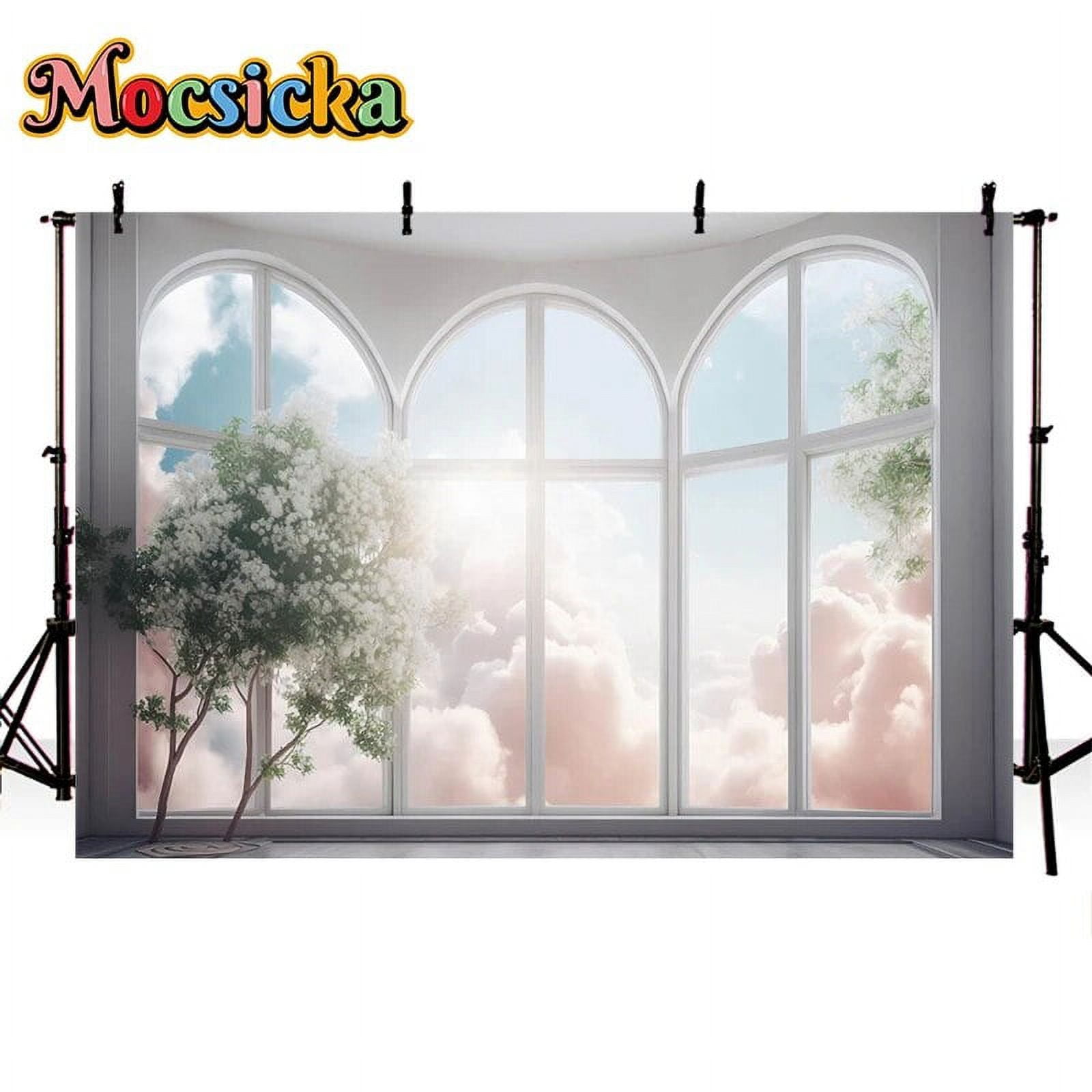 Indoor Window Background Photography Luxury Bridal Wedding Party Decor ...