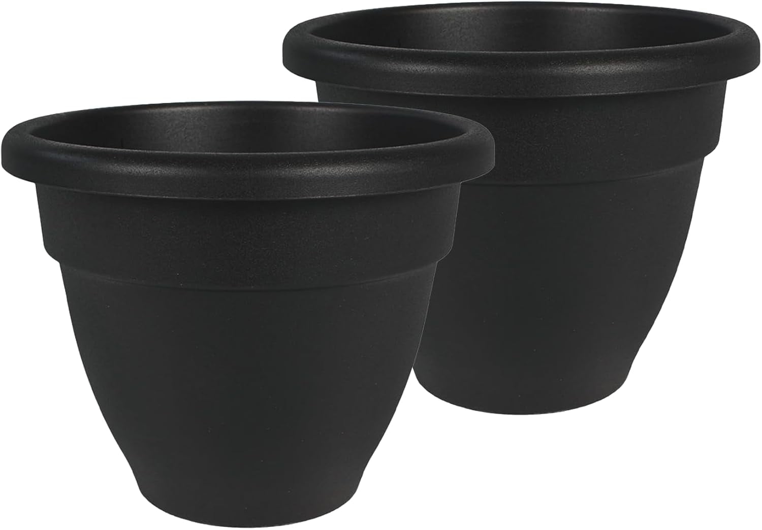 Indoor and Outdoor Planters with Drain Holes and Stoppers - Rolled Edge ...