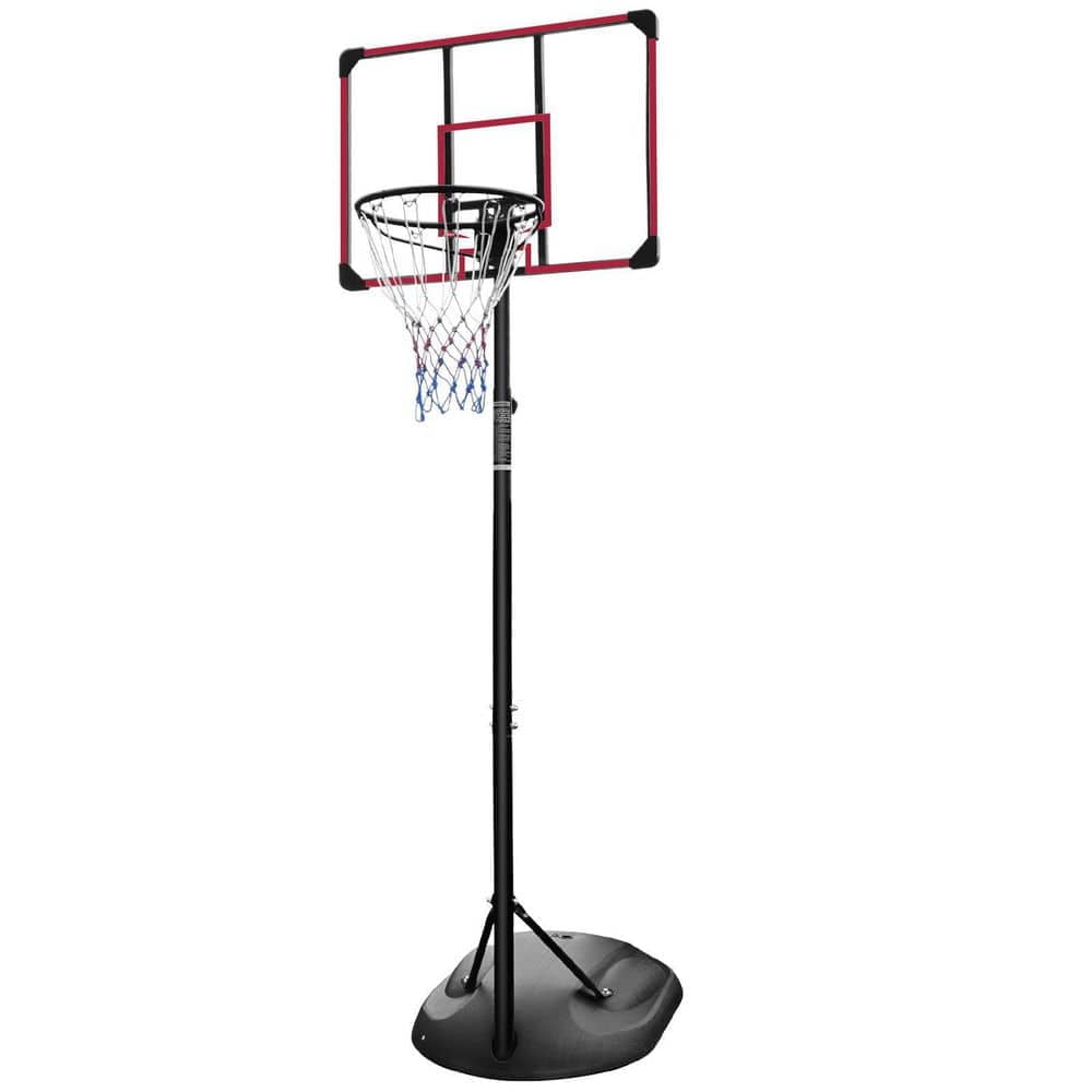 Indoor and Outdoor Portable Basketball Hoop/Goal with 7.5 ft. x 9.2 ft ...