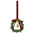 Indoor and Outdoor Wreath With Velvet Ribbon Bows for Home Kitchen ...