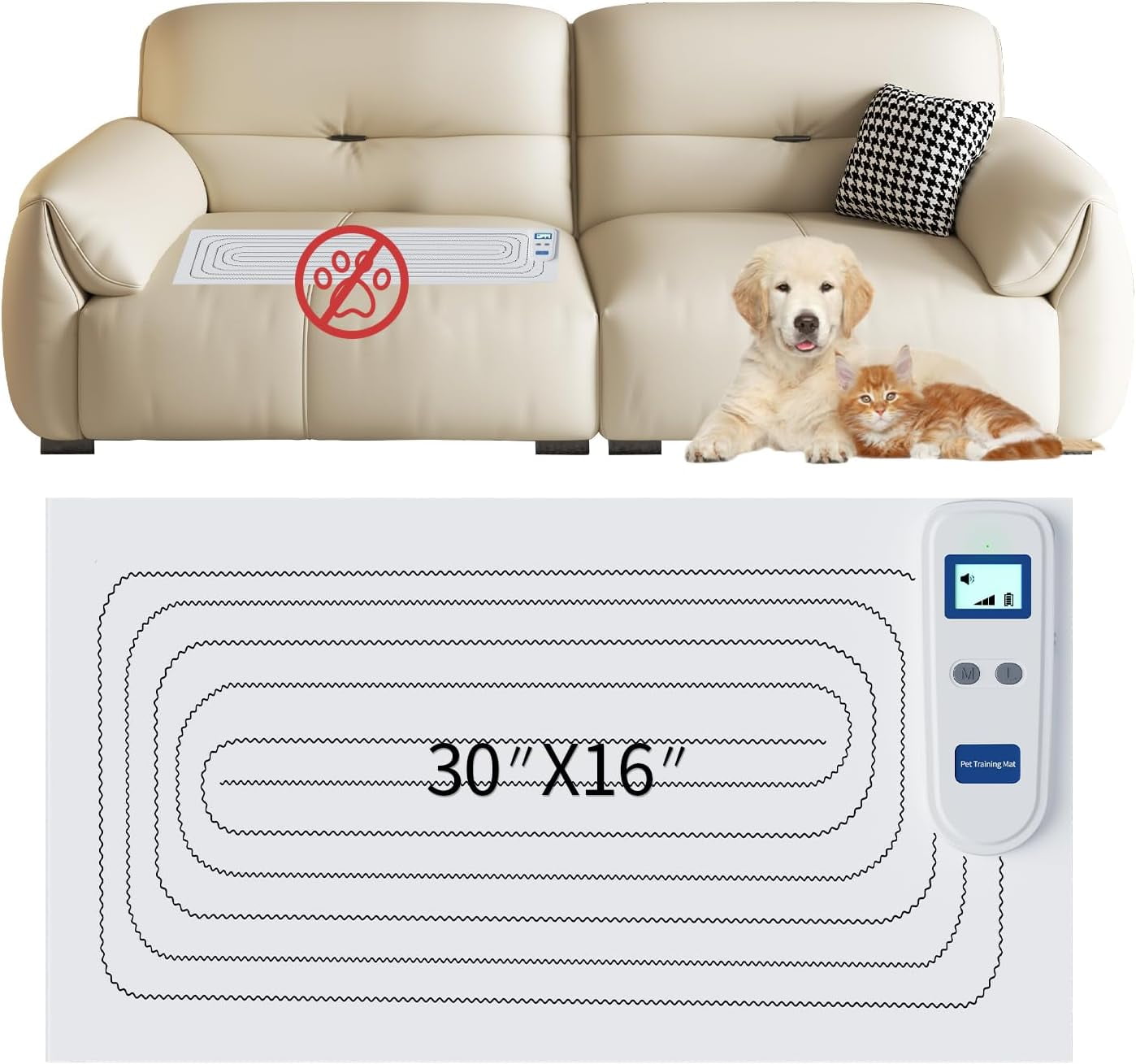 Indoor cat Deterrent pad, Shock mats, shockpad,scat mat for Cats, scat ...