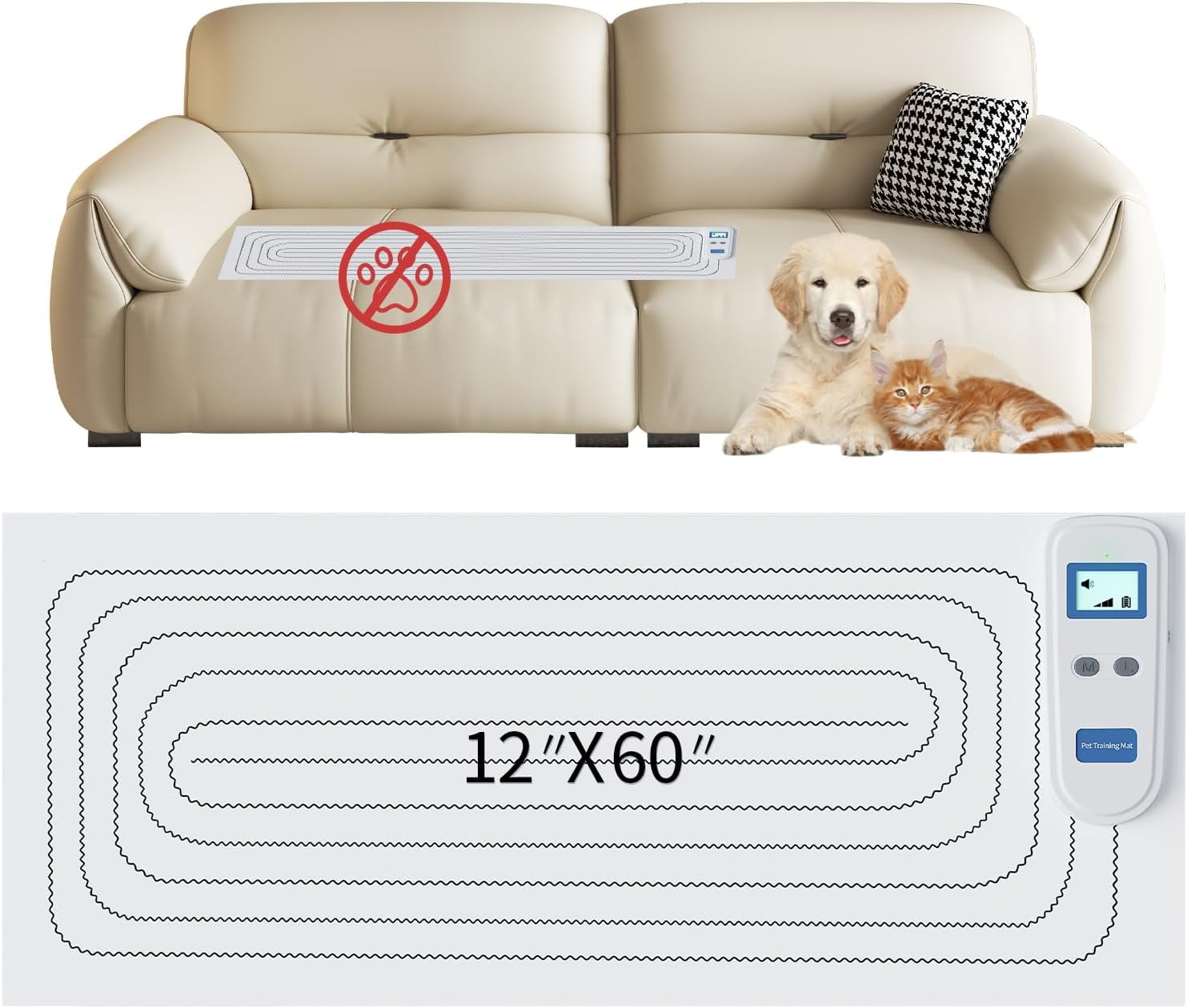 Indoor cat Deterrent pad, Shock mats, shockpad,scat mat for Cats, scat ...