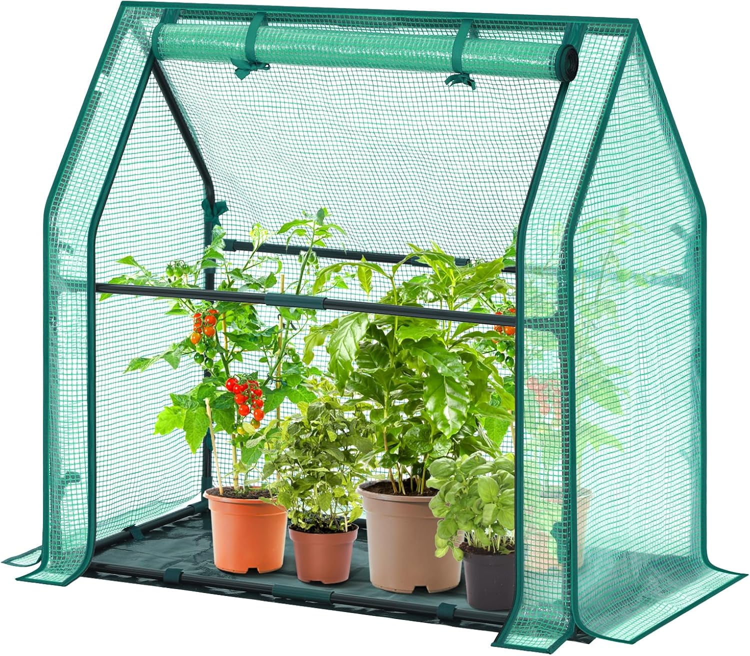 Indoor and outdoor mini greenhouse portable greenhouse with waterproof ...